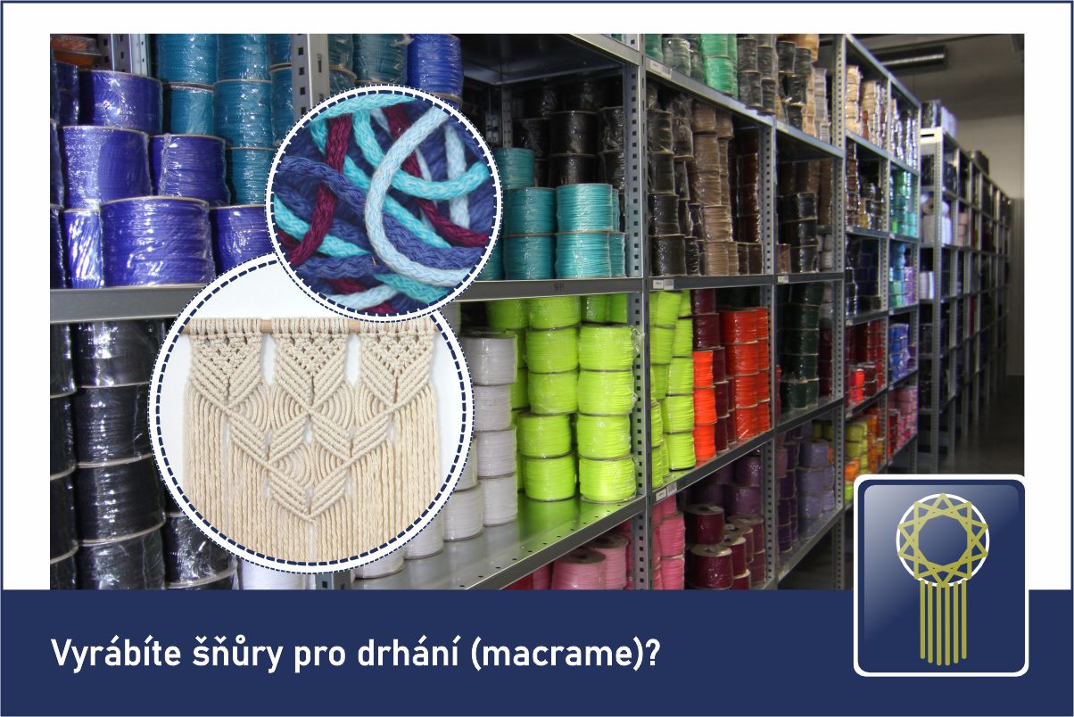 Vyrábíte šňůry pro drhání (macrame)? - VEMAT