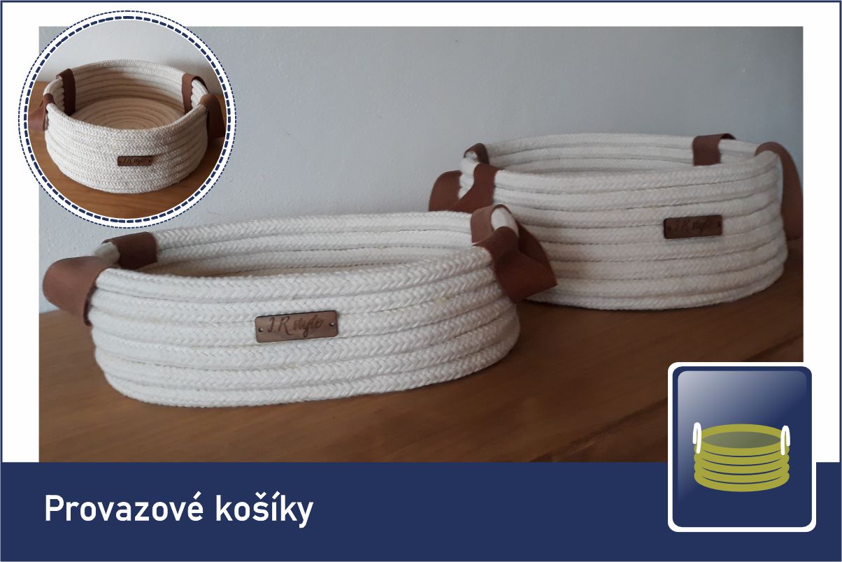 Provazové košíky - VEMAT